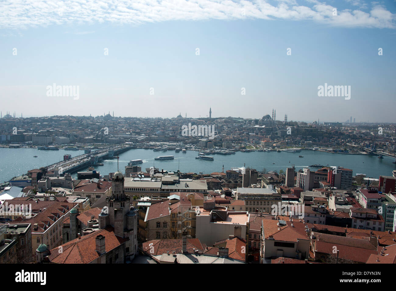 View from Glata Tower Istanbul Stock Photo - Alamy