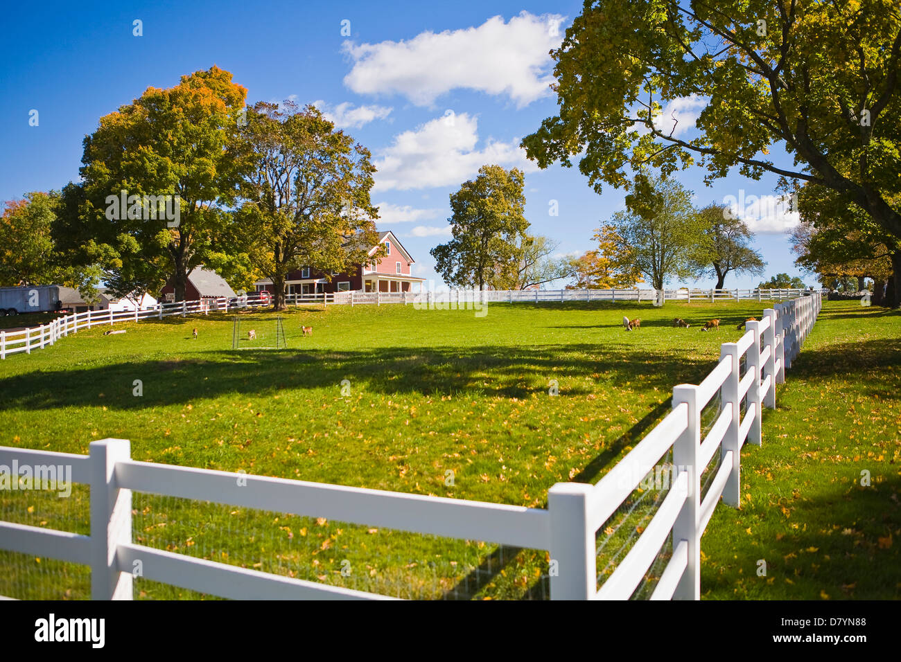Massachusetts landscape farm new england usa hi-res stock photography ...