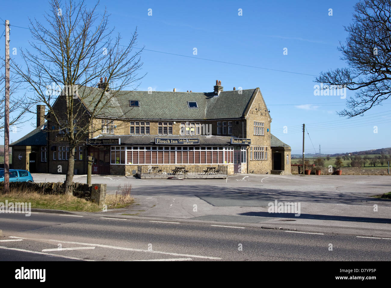The Flouch Inn was a renowned landmark at the major road junction in ...