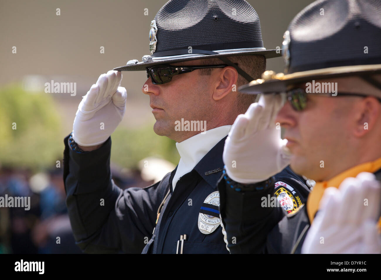 Saluting officers hi-res stock photography and images - Alamy