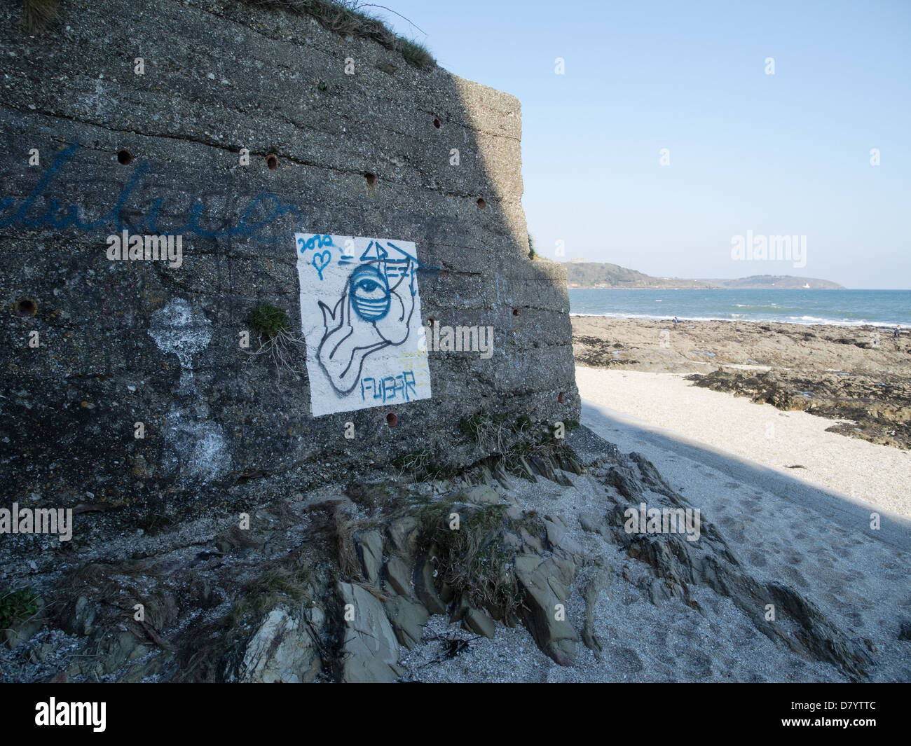 Graffiti by the sea hi-res stock photography and images - Alamy