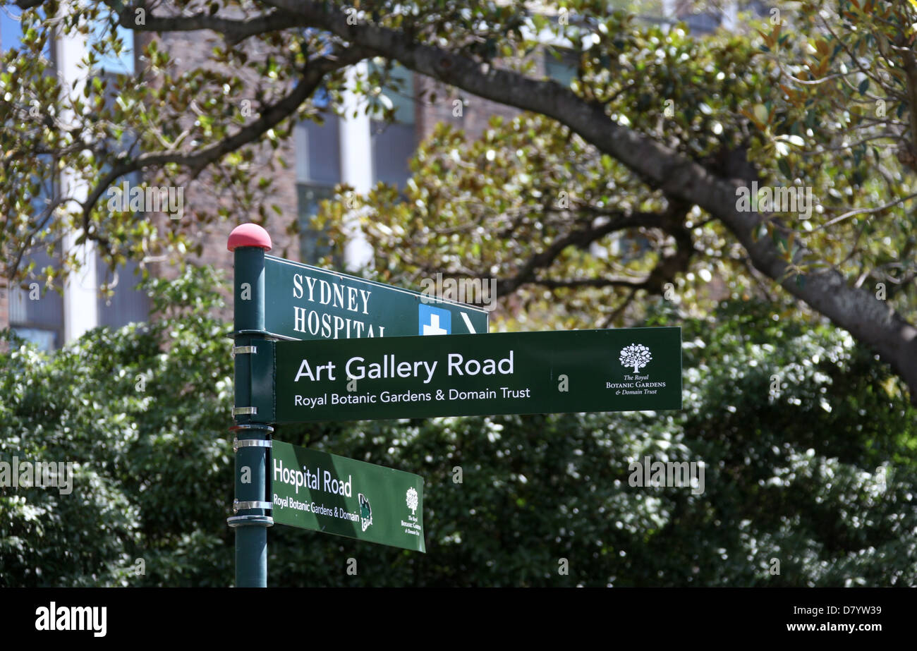 Sydney road sign hi-res stock photography and images - Alamy