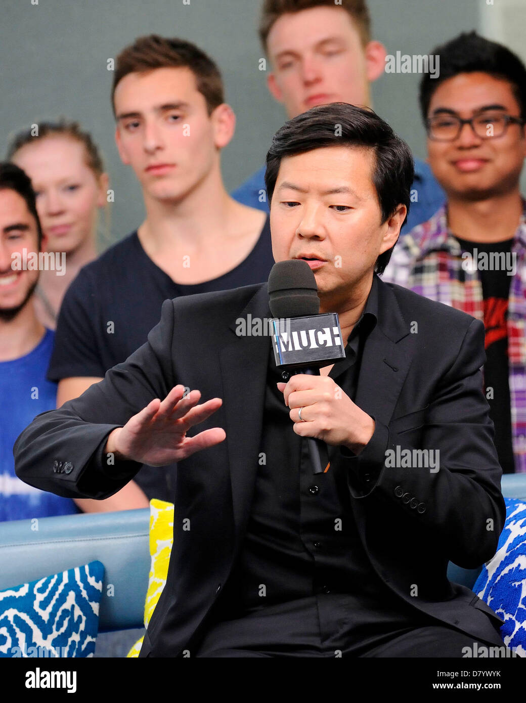 Toronto, Canada. May 15, 2013. Actor Ken Jeong appearances on CTV Much ...
