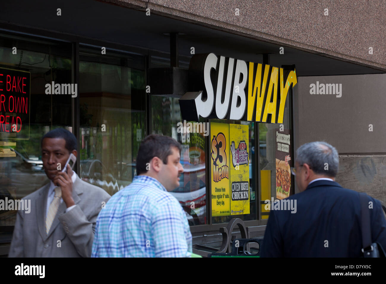Subway restaurant sign - USA Stock Photo - Alamy