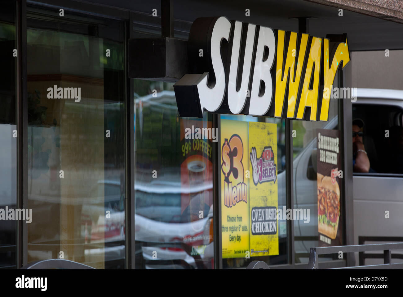 Subway restaurant sign - USA Stock Photo - Alamy