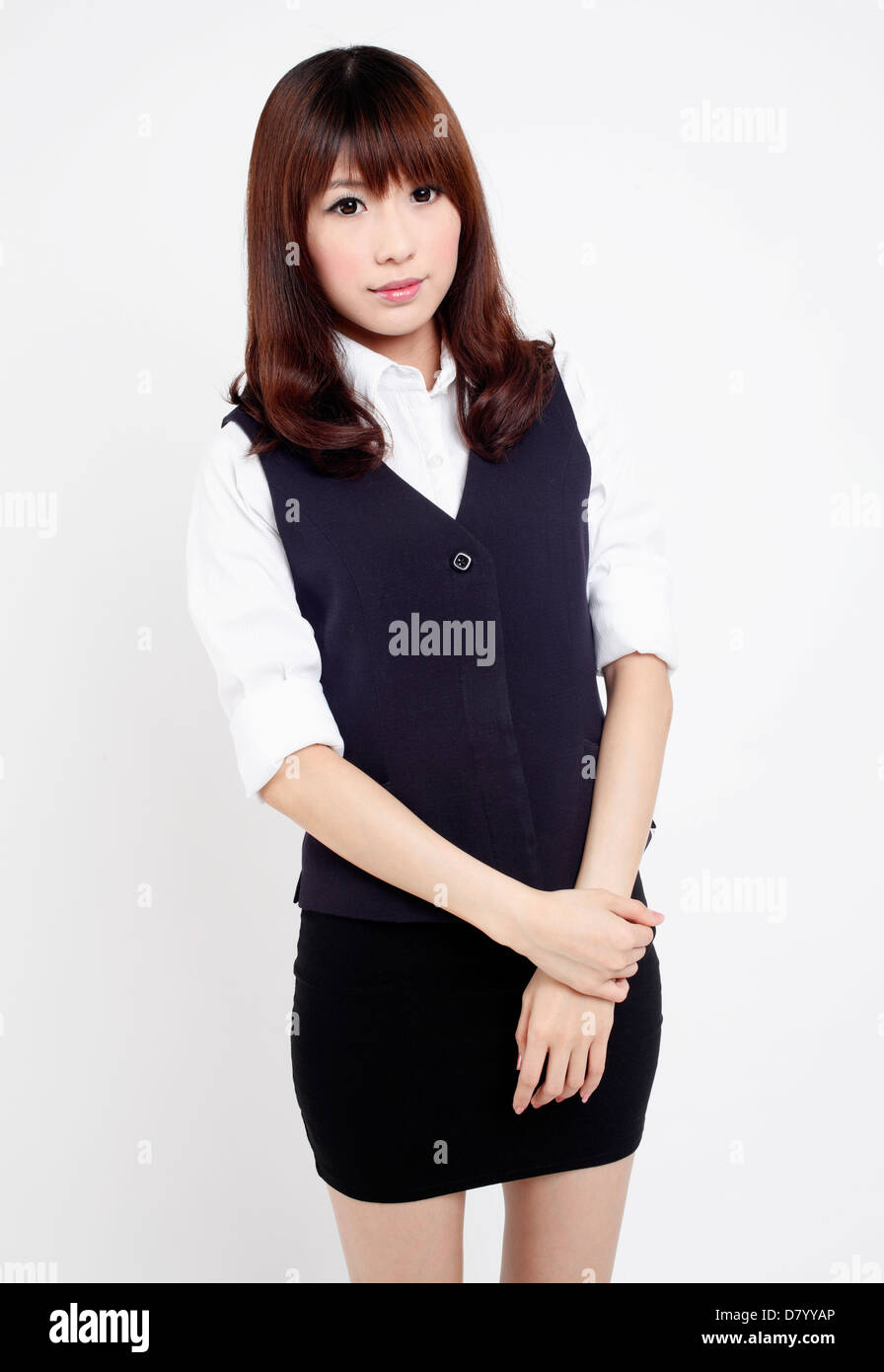 Office lady portrait Stock Photo - Alamy