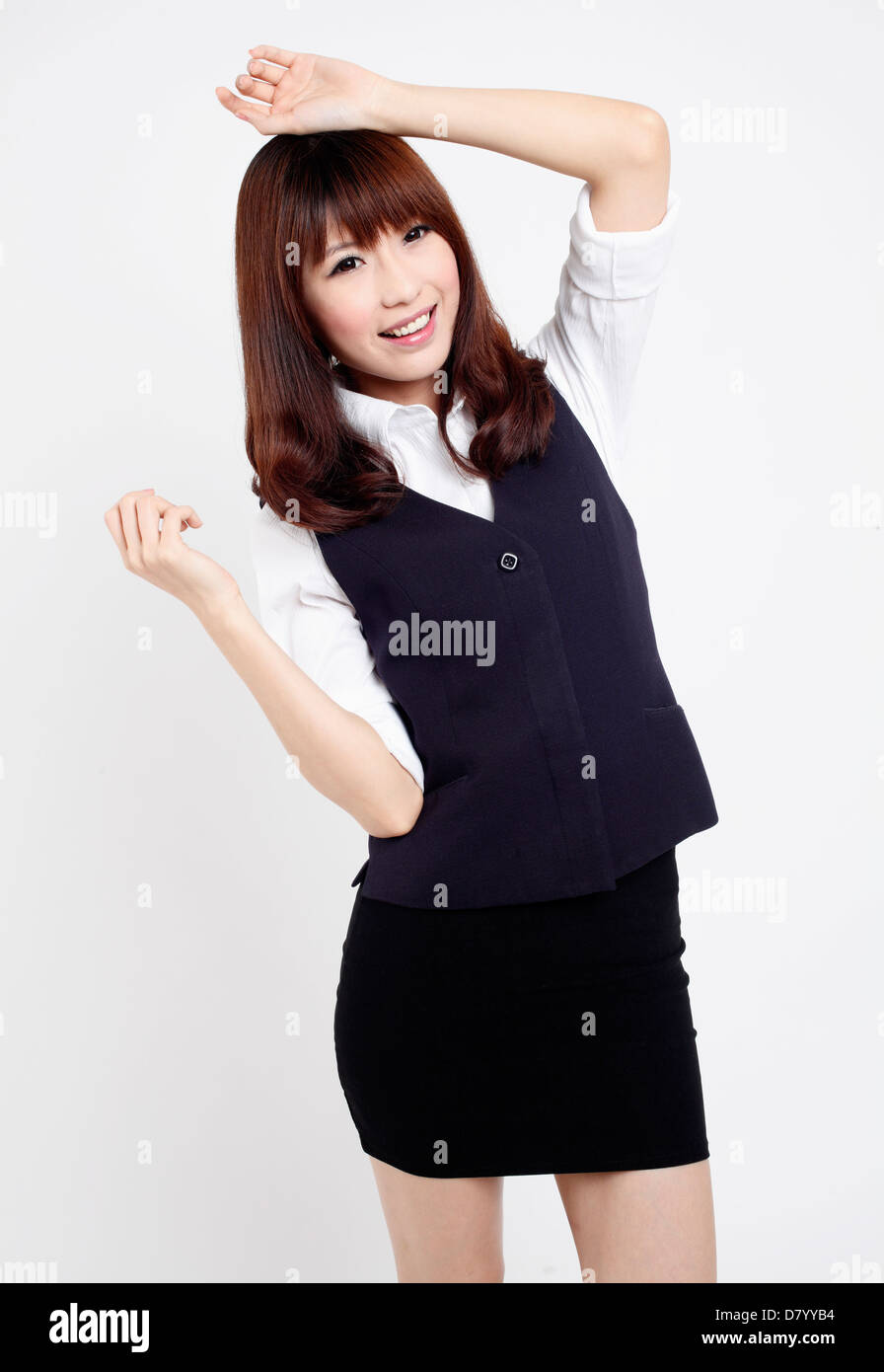 Office lady portrait Stock Photo - Alamy