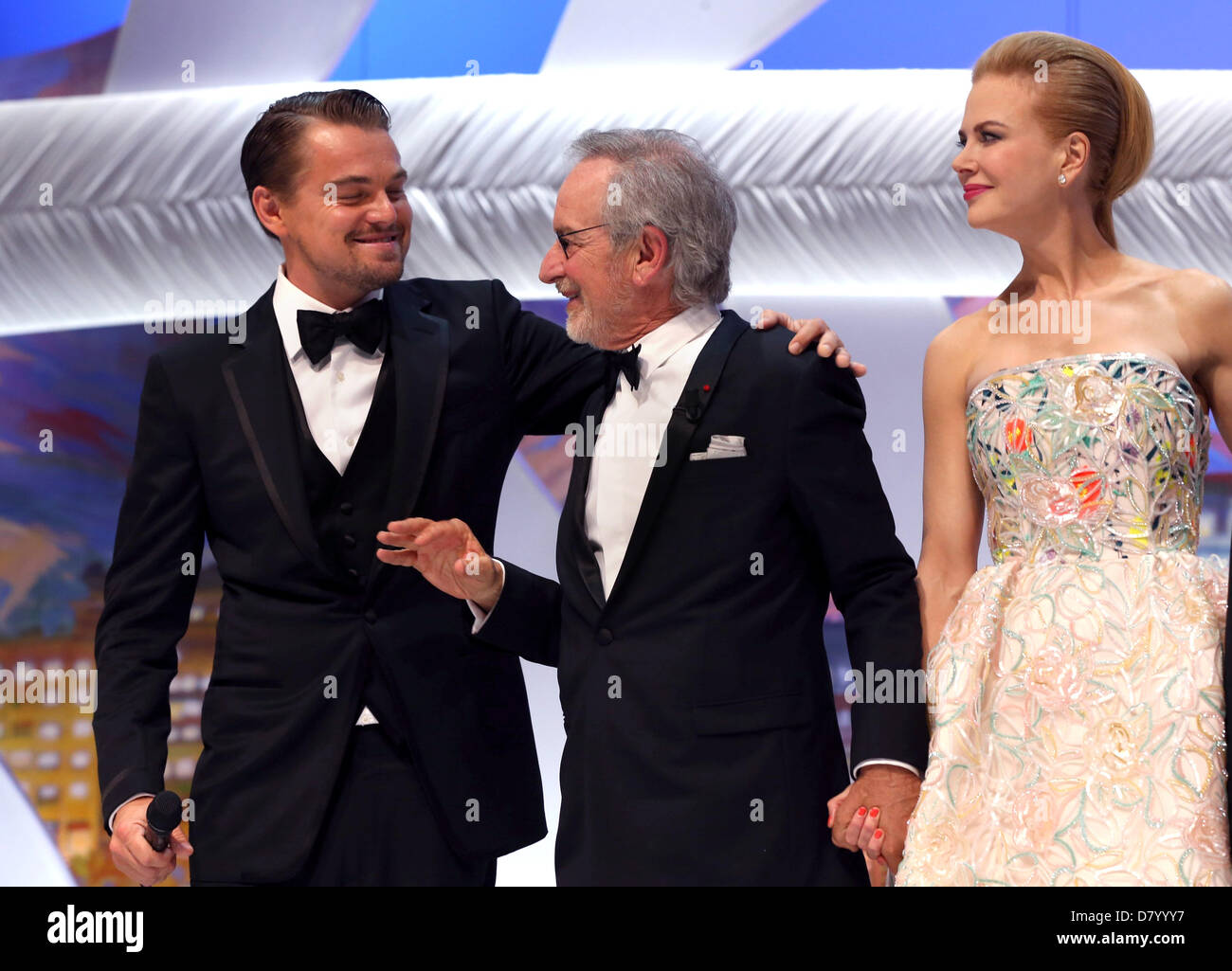 Cannes France 15 May 2013 Actor Leonardo Dicaprio L R Director