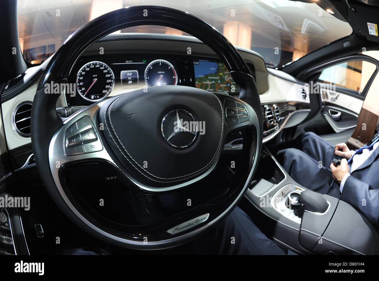 Hamburg, Germany, 15 May 2013.The cockpit of the new S Class by Daimler ...