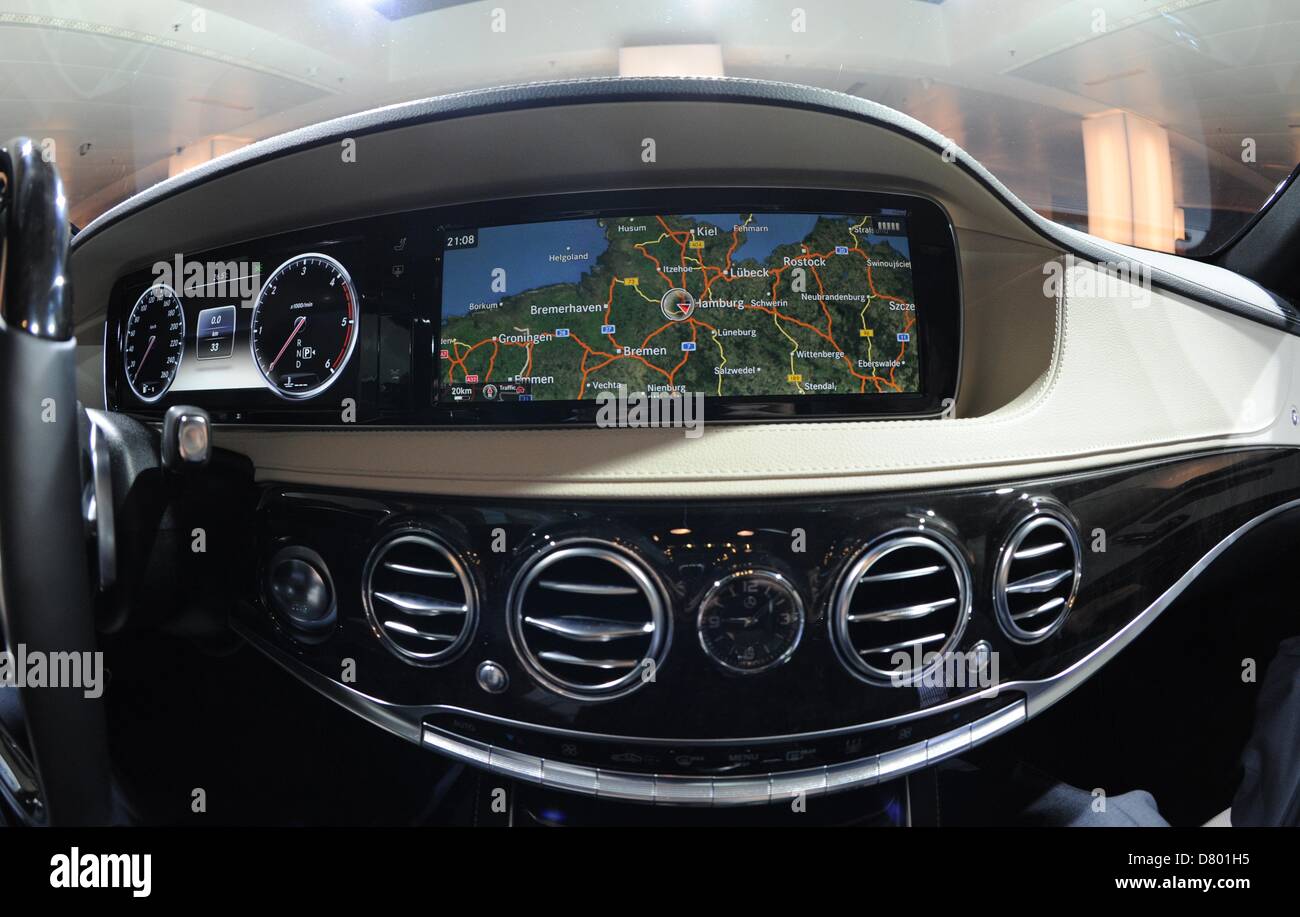 Hamburg, Germany, 15 May 2013.The cockpit of the new S Class by Daimler ...