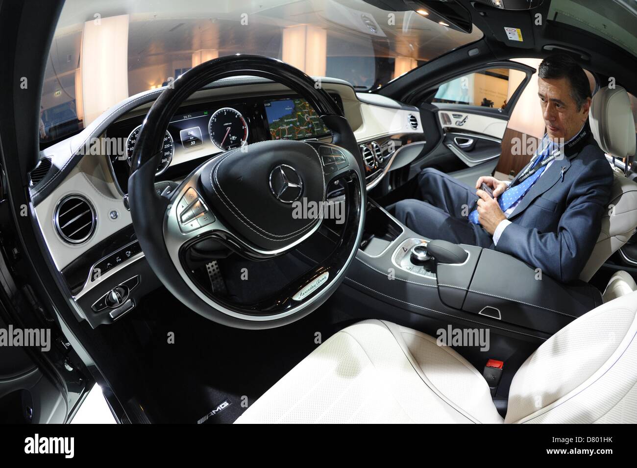 Hamburg, Germany, 15 May 2013.The Cockpit of the new S Class is seen ...