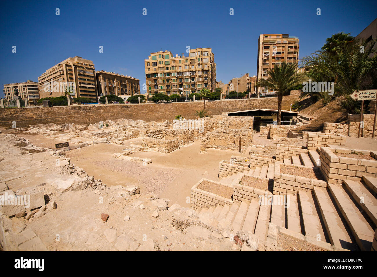 Roman Amphitheatre in Alexandria Egypt Stock Photo - Alamy