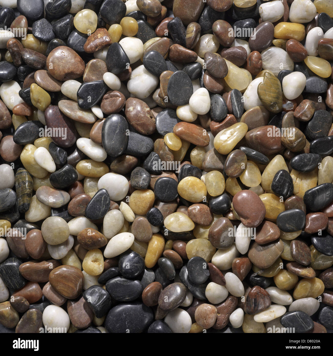 Multicoloured pebbles & stones Stock Photo - Alamy