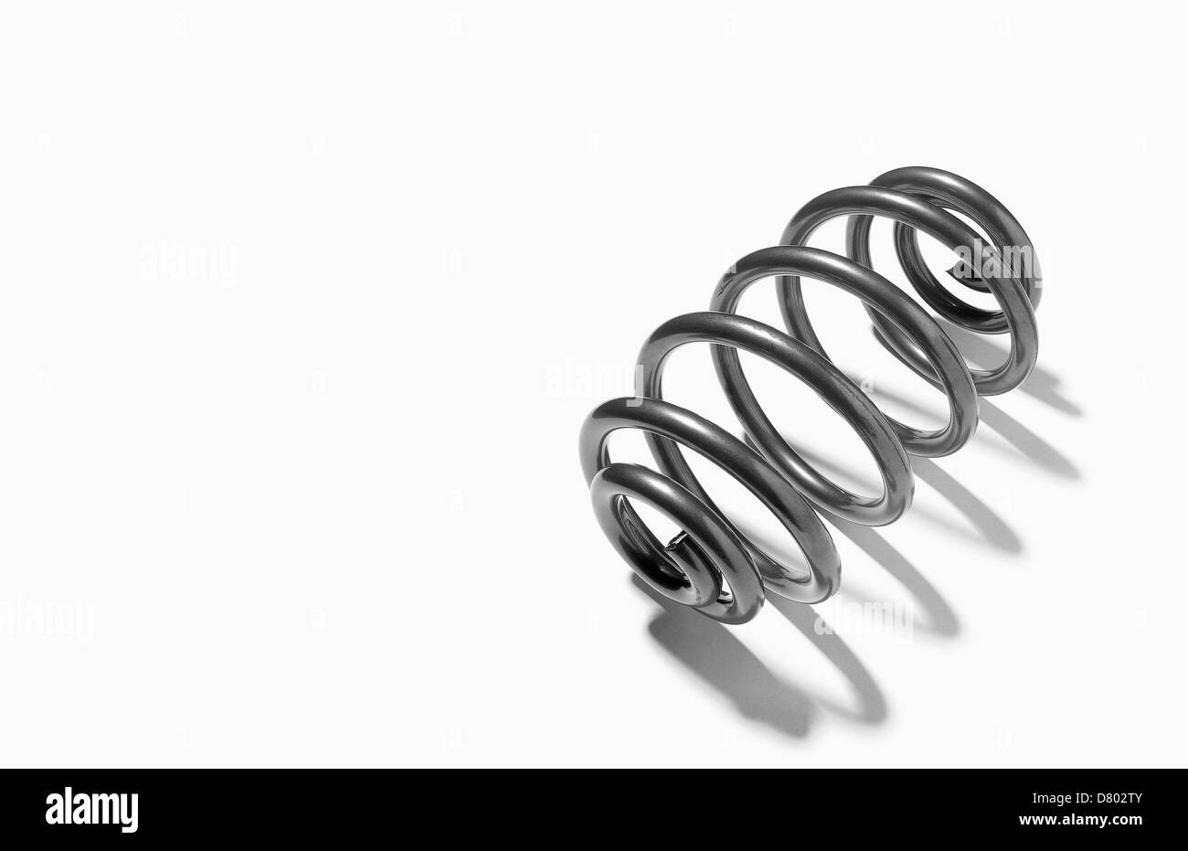 Close up of metal spring Stock Photo - Alamy