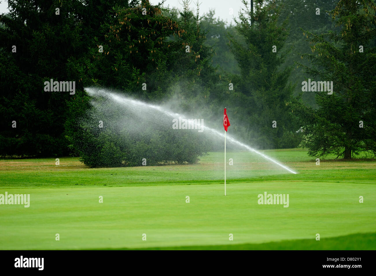 Golf course irrigation hi-res stock photography and images - Alamy