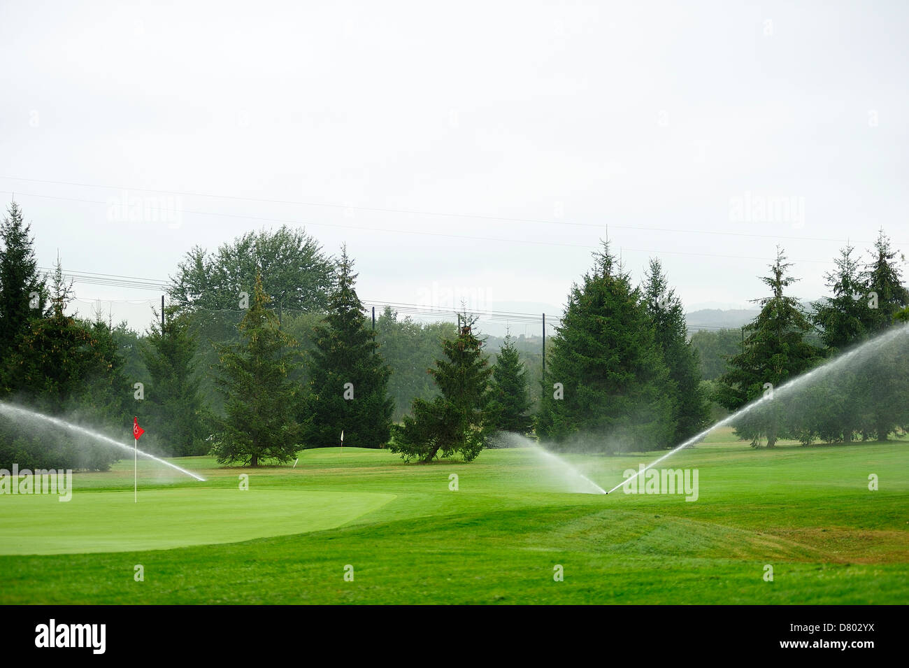 Golf course irrigation hi-res stock photography and images - Alamy