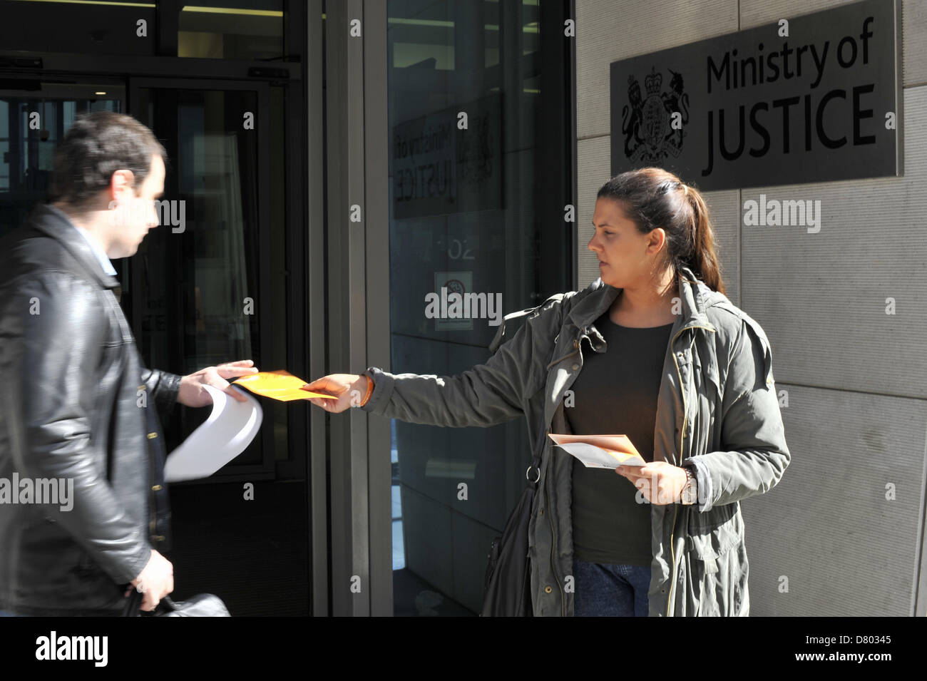 Members of NAPO, the union of probation officers and family court ...