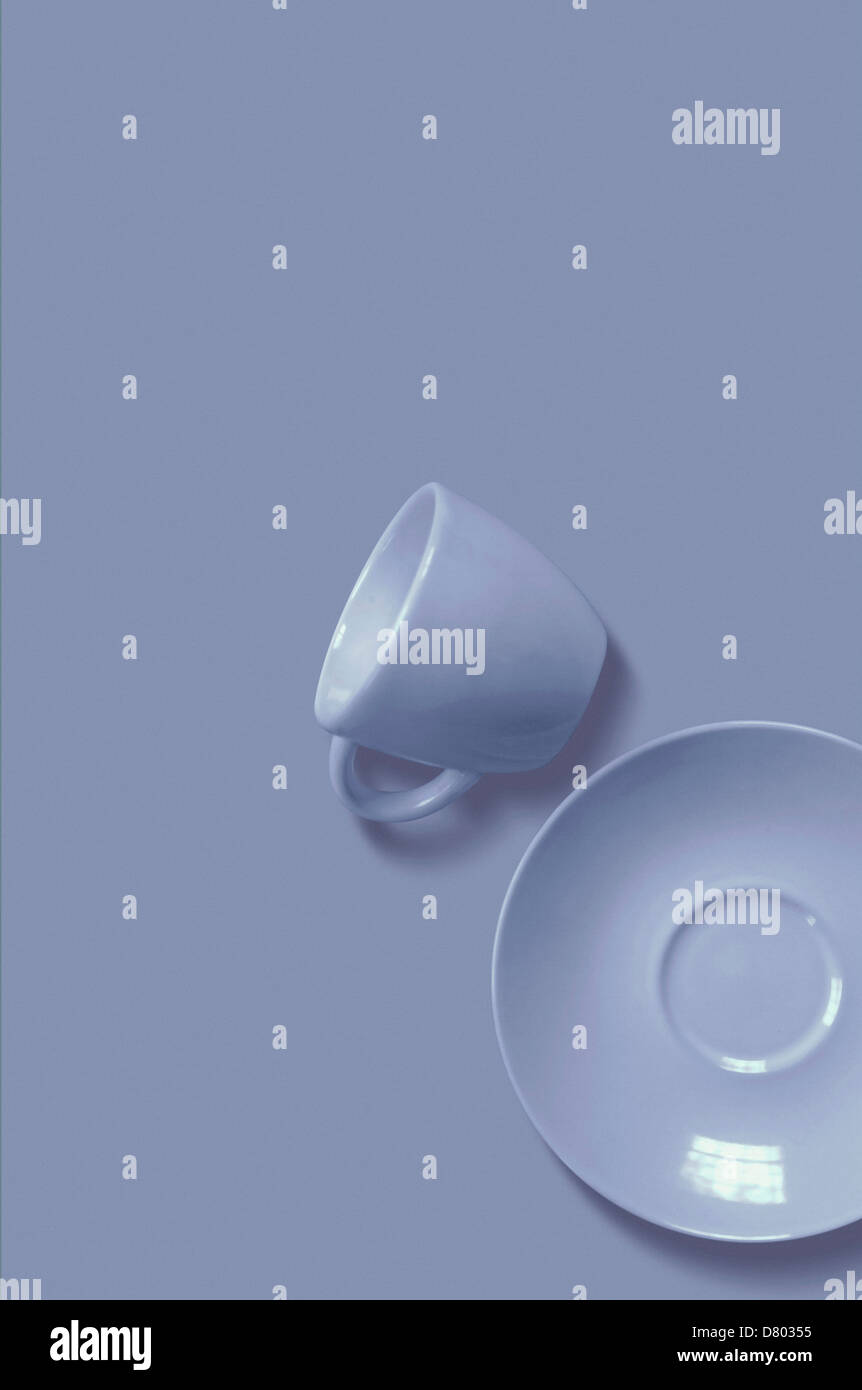 Close up of cup and saucer Stock Photo - Alamy