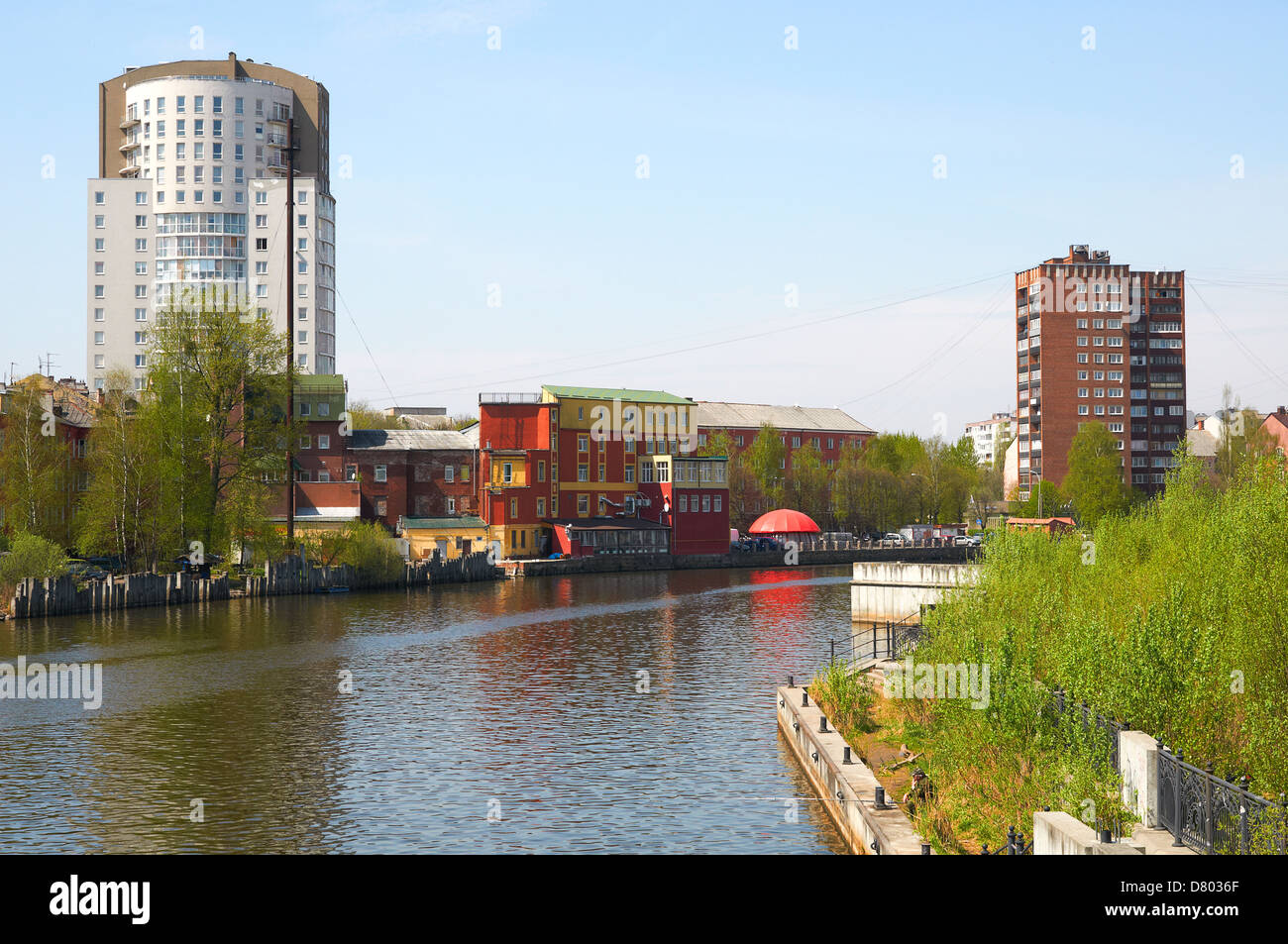Street of Kaliningrad city. Russia Stock Photo - Alamy