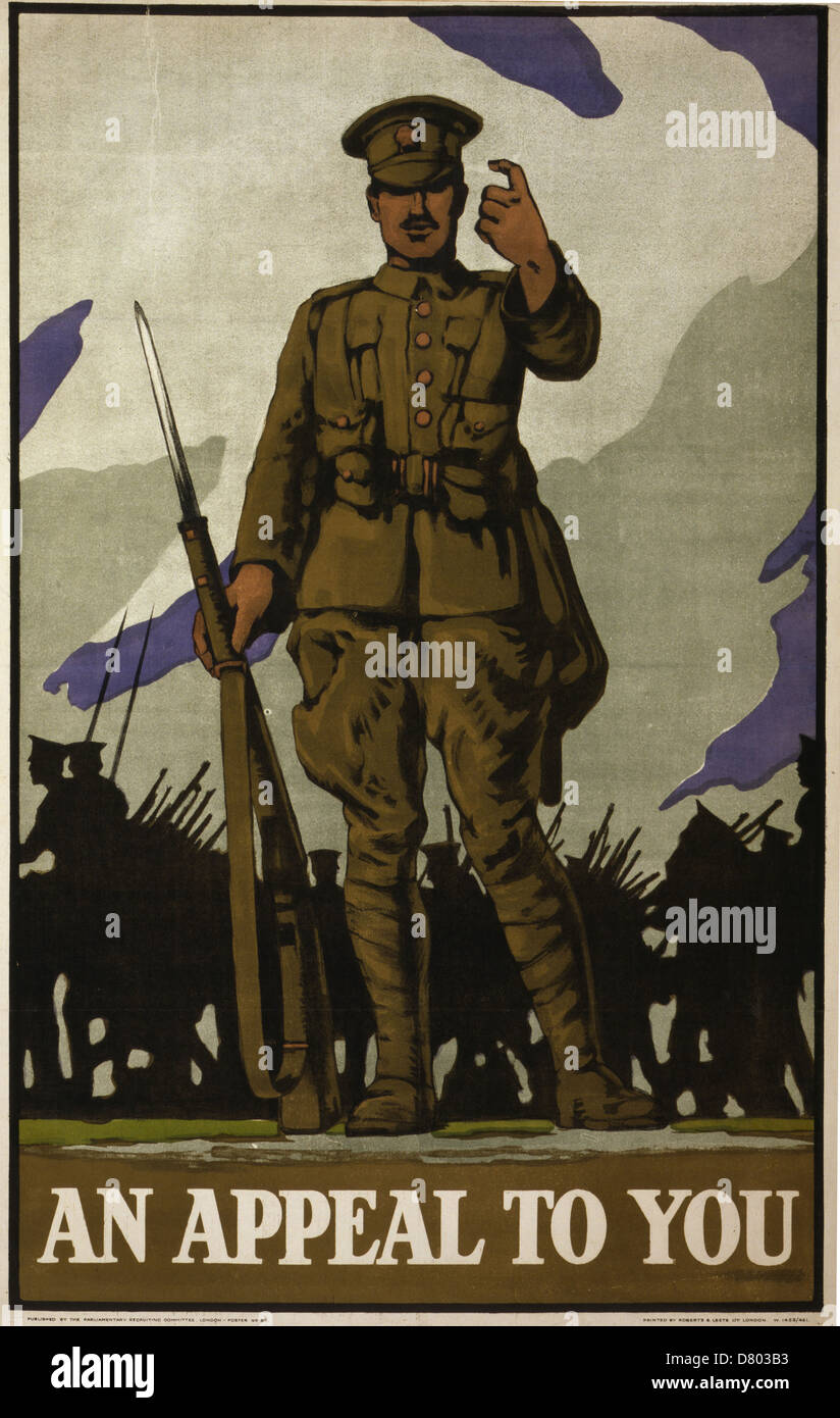 Ww1 british propaganda poster hi-res stock photography and images - Alamy
