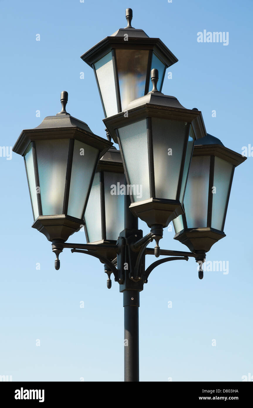 Decorative street lantern Stock Photo - Alamy