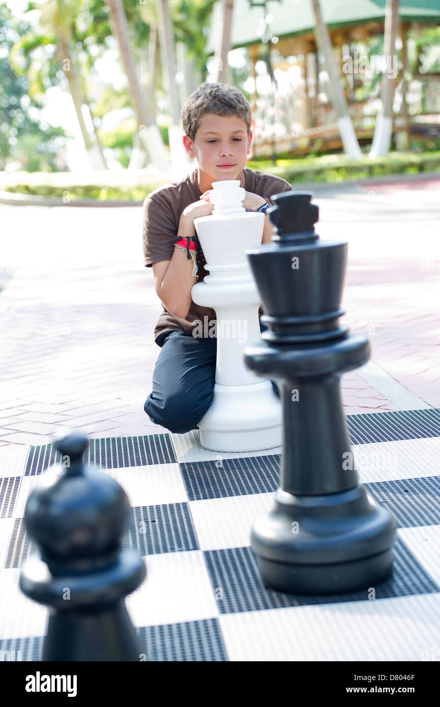 Large chess set hi-res stock photography and images - Alamy