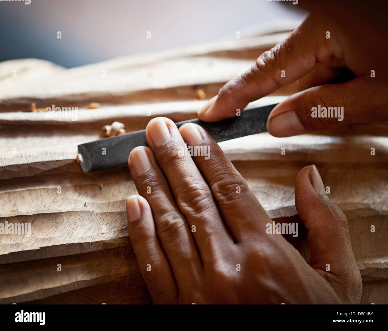Woodcarver bali hi-res stock photography and images - Alamy