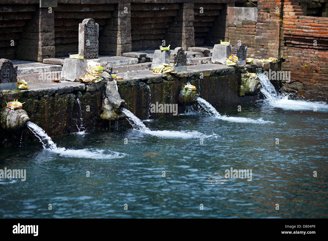 Indonesia, Bali. Large bath with sources for swimming Stock Photo - Alamy