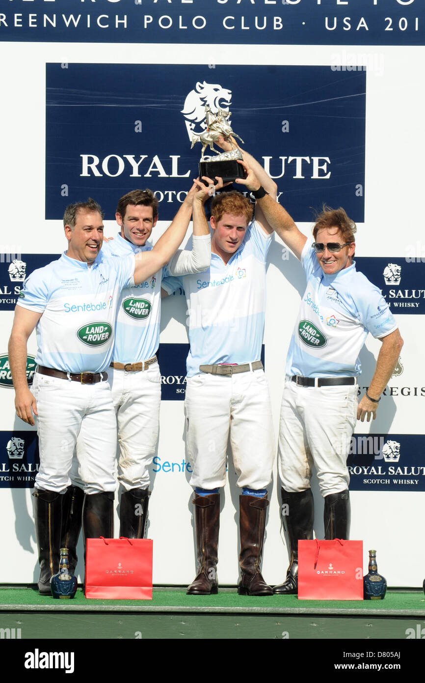Greenwich, USA.15th May, 2013. Polo players Michael A. Carrazza, Malcom ...
