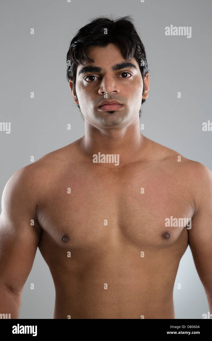 Portrait of a muscular man Stock Photo - Alamy