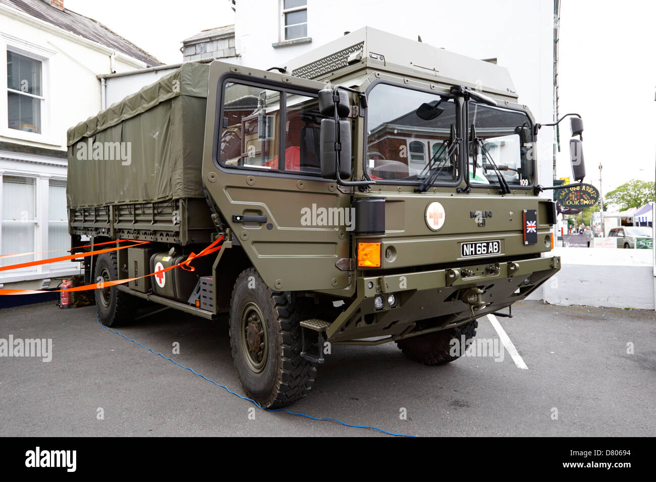 british army medical regiment recruiting stand at an outdoor event ...