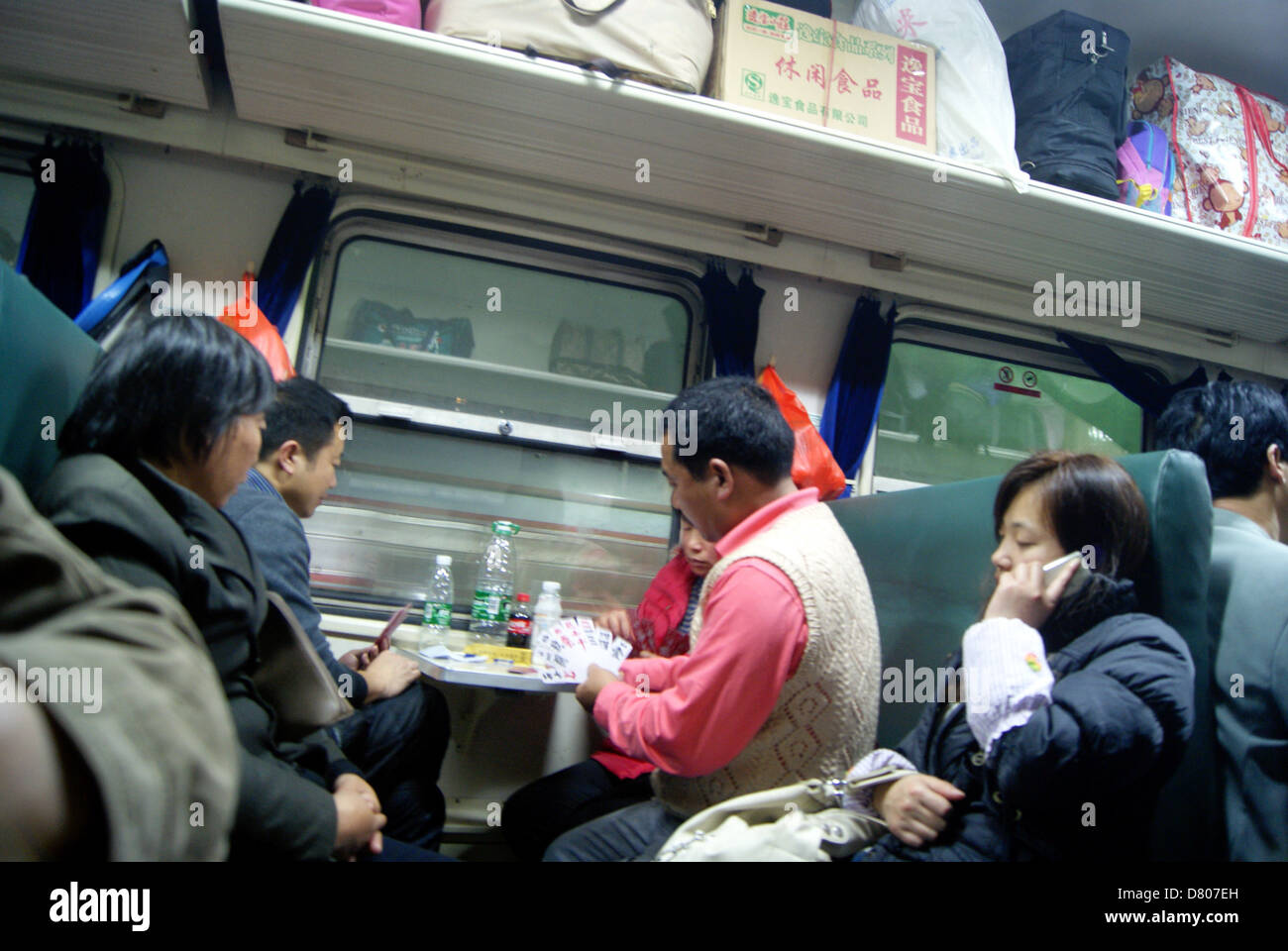 China's Spring Festival, people go home by train Stock Photo - Alamy