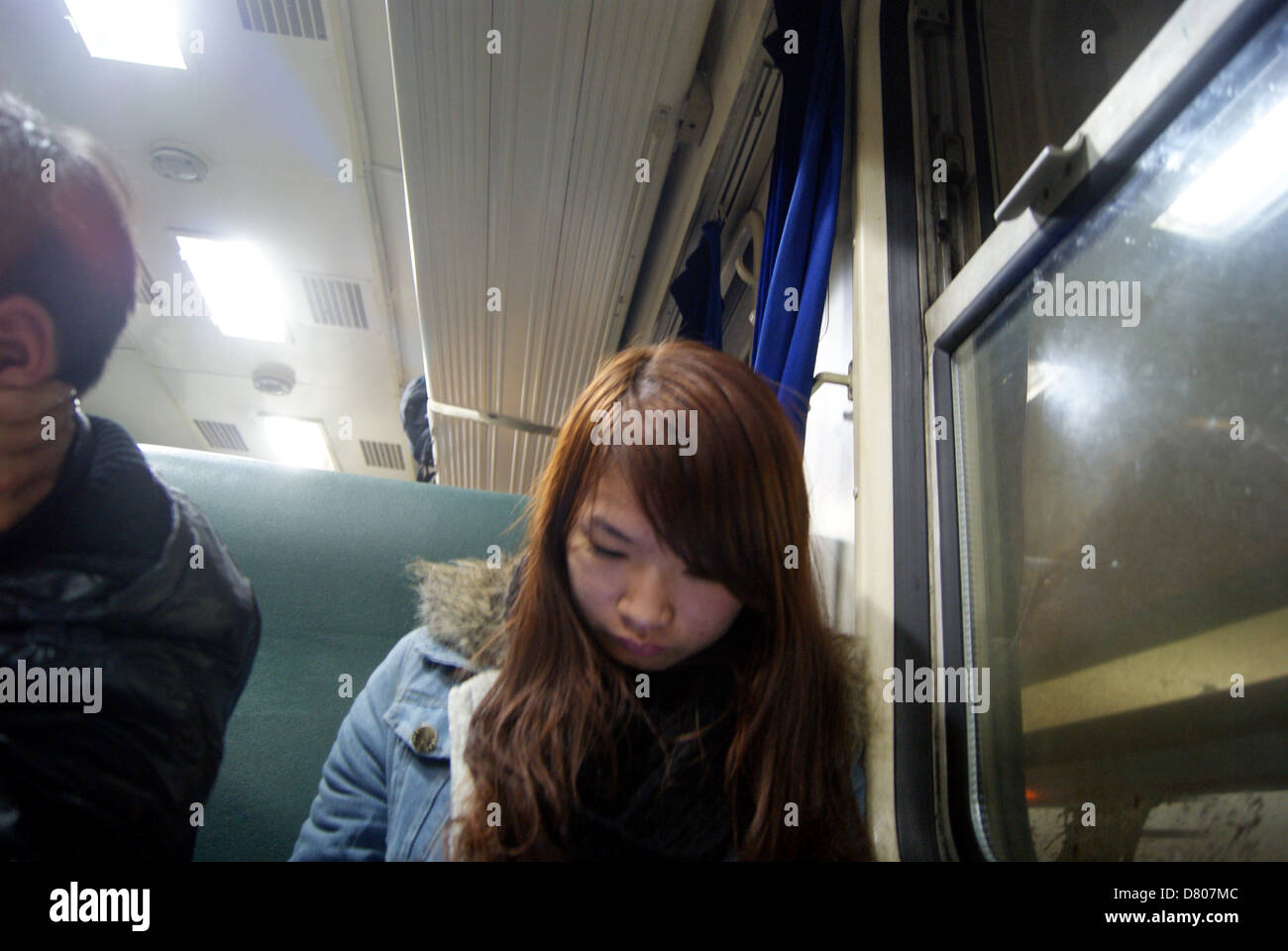 China's Spring Festival, people go home by train Stock Photo - Alamy