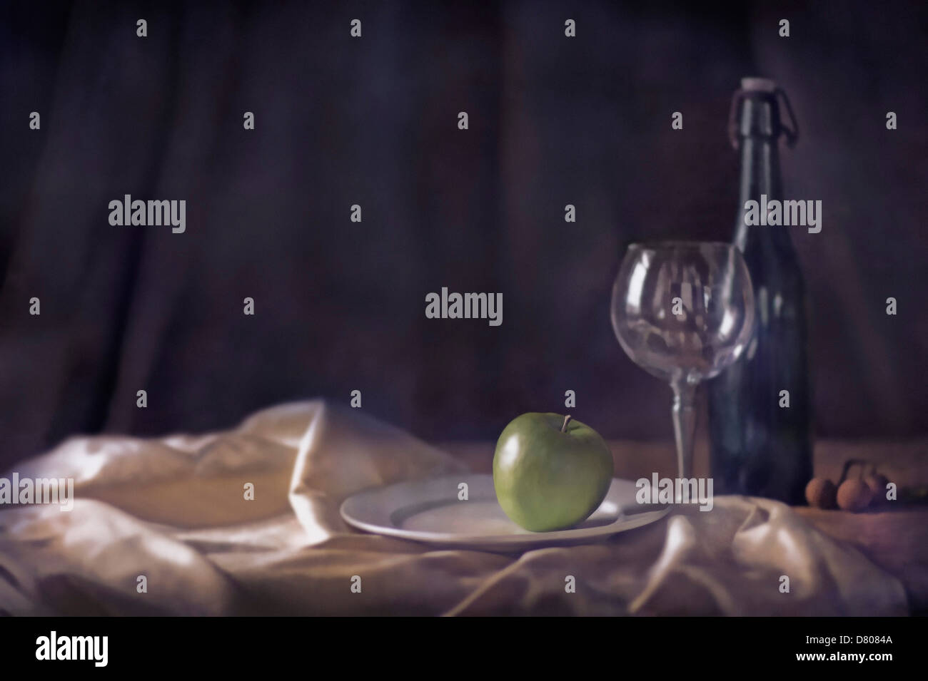 Wine glass bottle hi-res stock photography and images - Alamy