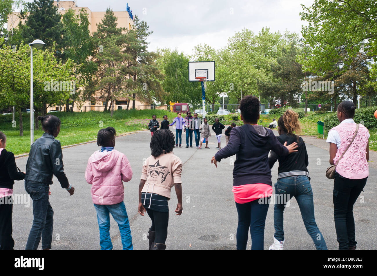 Cité des Beaudottes, Sevran, Parisian Suburb, France, Europe Stock ...