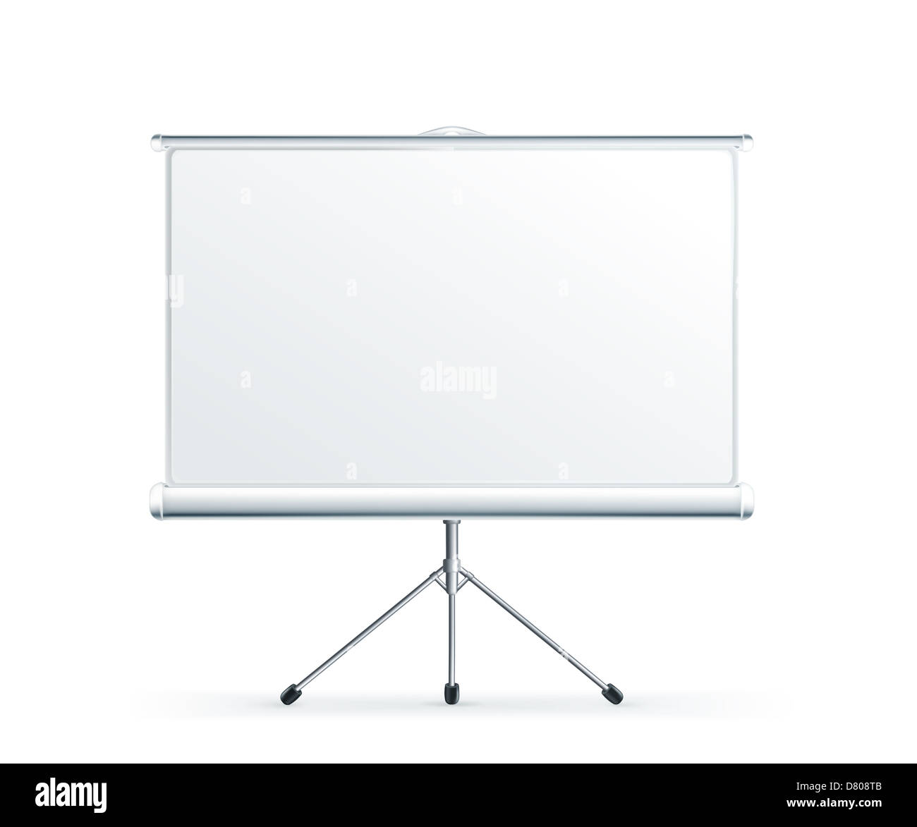 Blank Projection screen Stock Photo - Alamy
