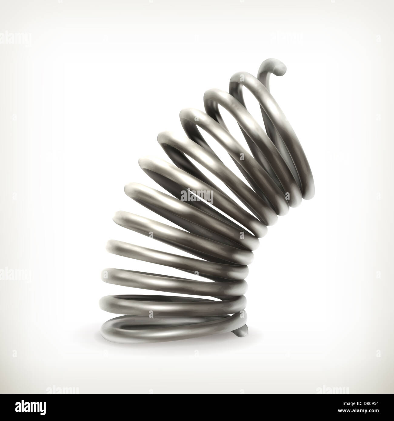 Elastic metal spring Stock Photo - Alamy