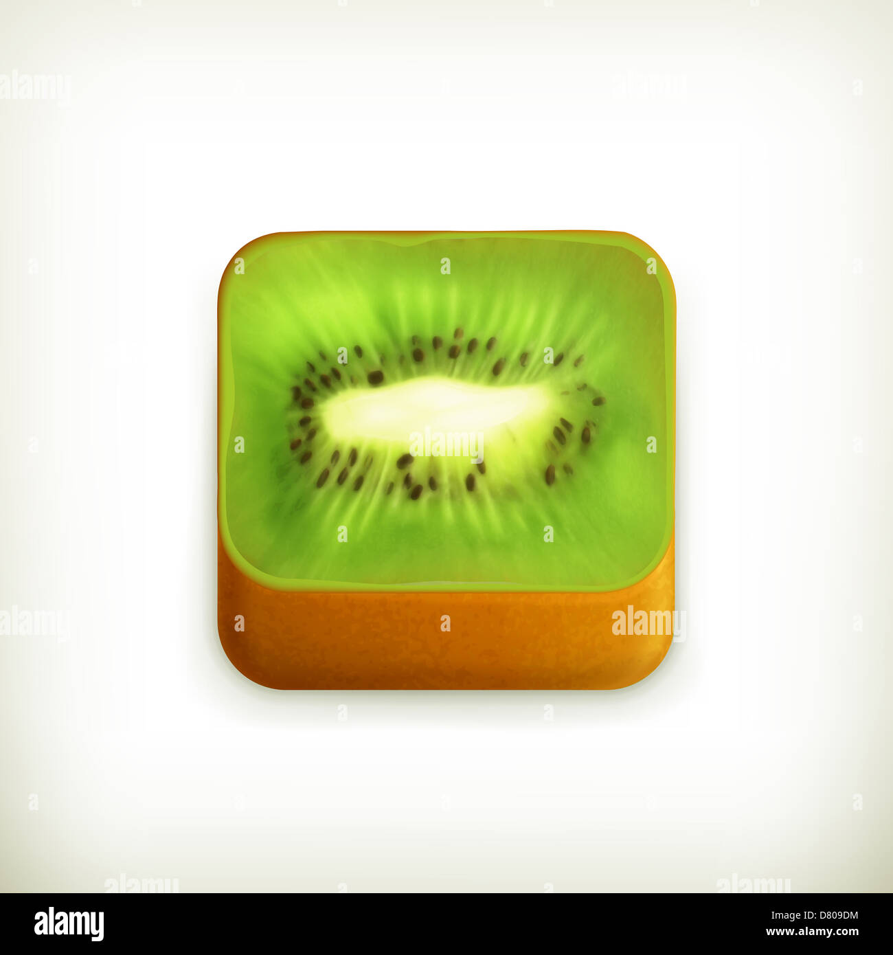 Kiwi app icon Stock Photo - Alamy