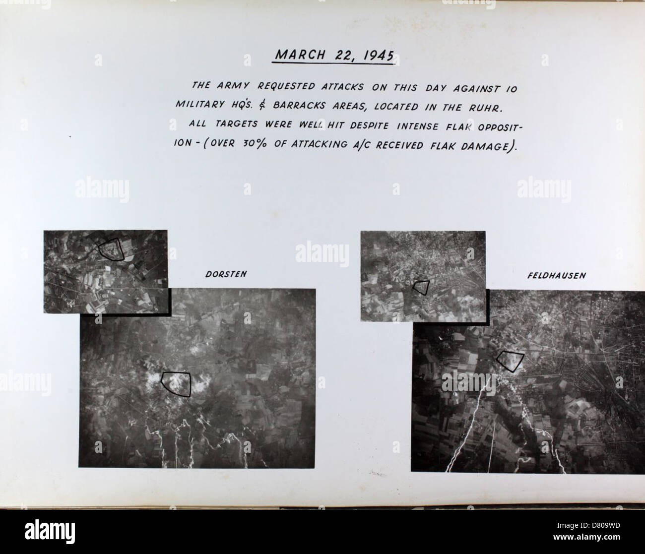 This photo showcases the 8th Air Force during World War II, known for ...