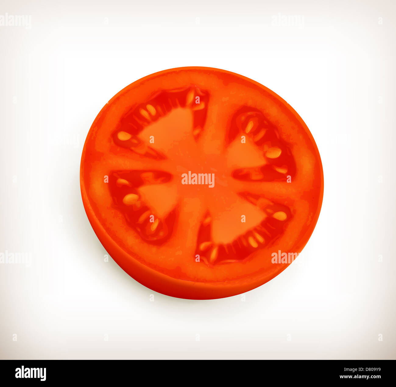 Slice of tomato Stock Photo - Alamy