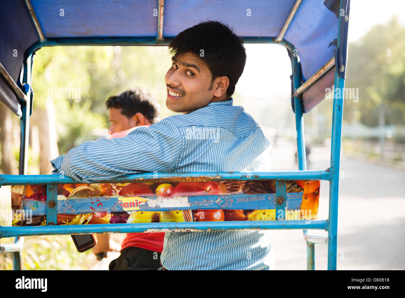 Indian man passenger happy journey hi-res stock photography and images ...