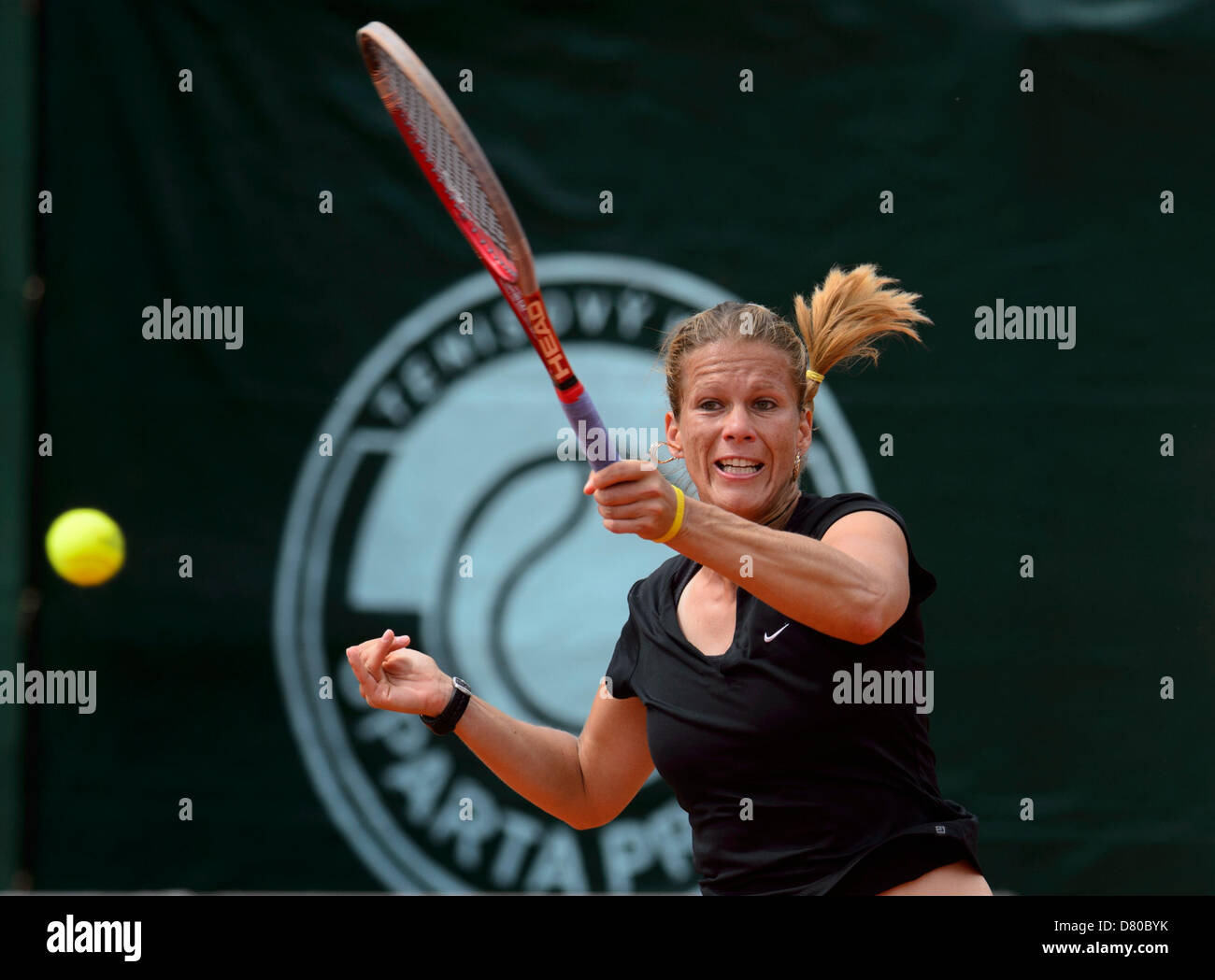 Prague, Czech Republic. 16th May 2013. Melinda Czink of Hungary is seen ...