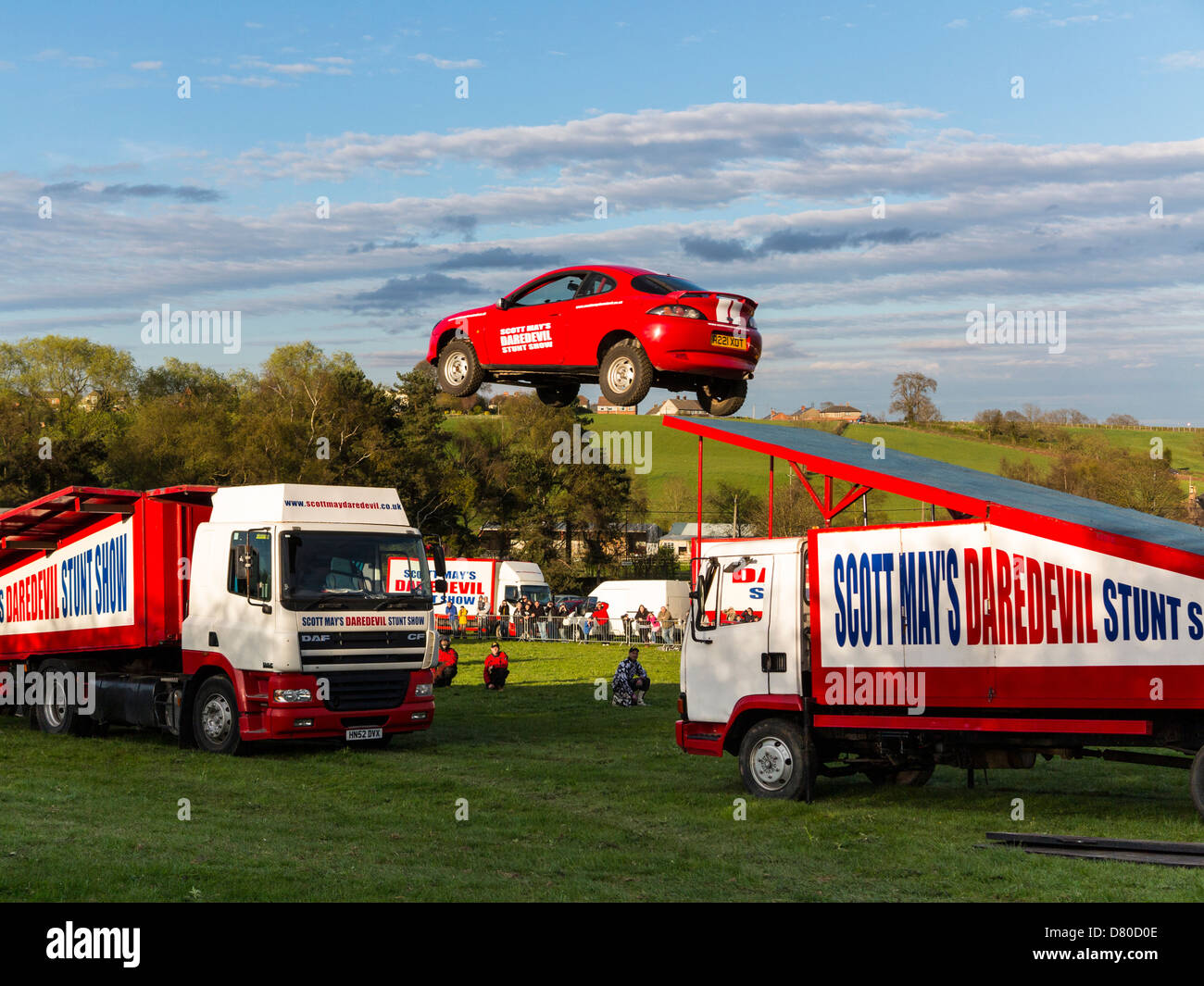 Car stunt show car driving hi-res stock photography and images - Alamy