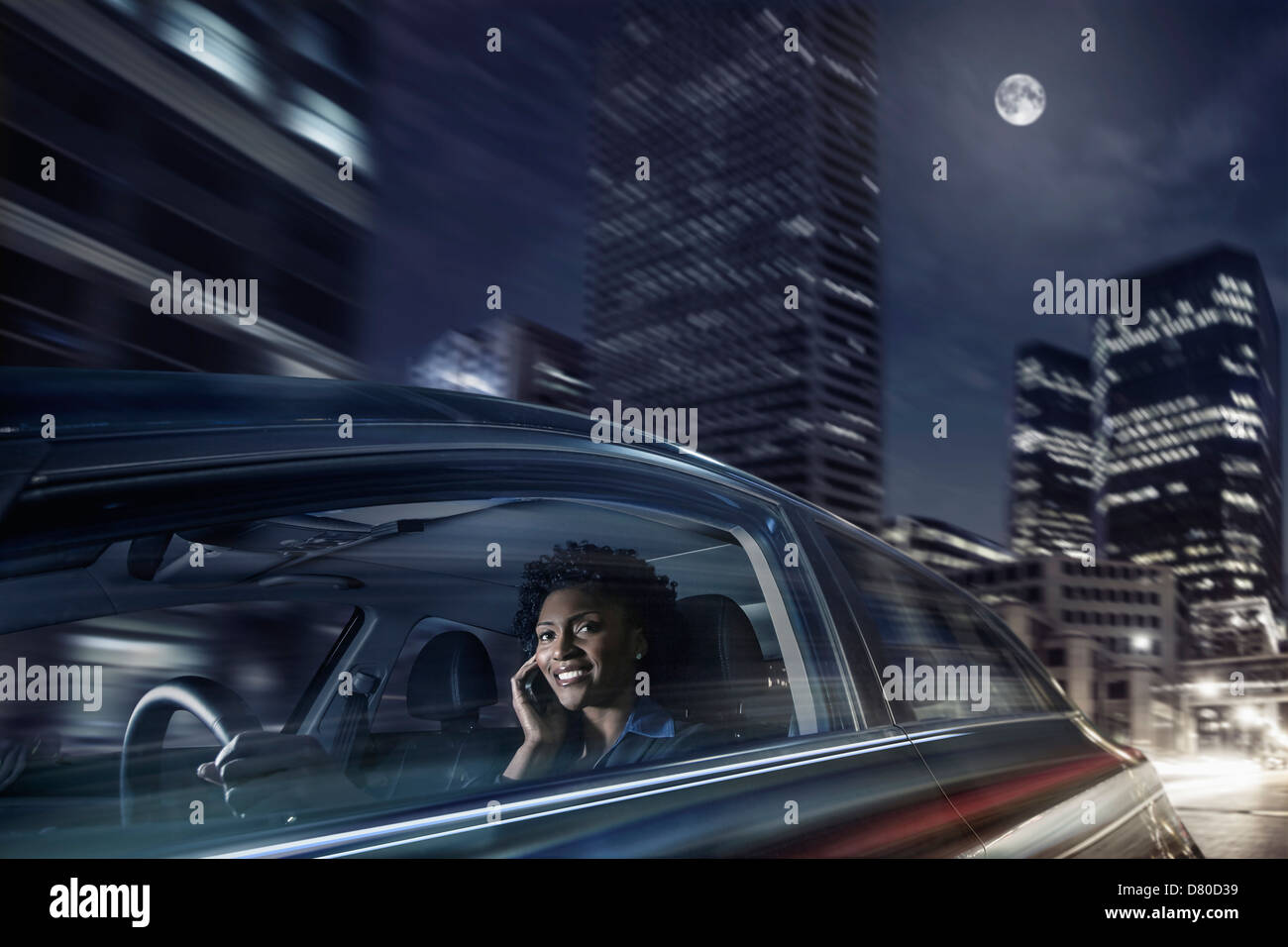 African american woman cell hi-res stock photography and images - Alamy