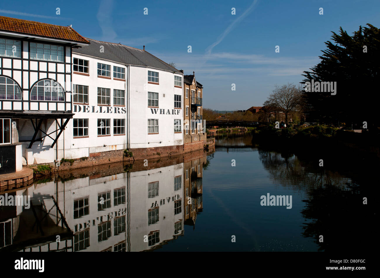 River Tone, Taunton, Somerset, England, UK Stock Photo - Alamy