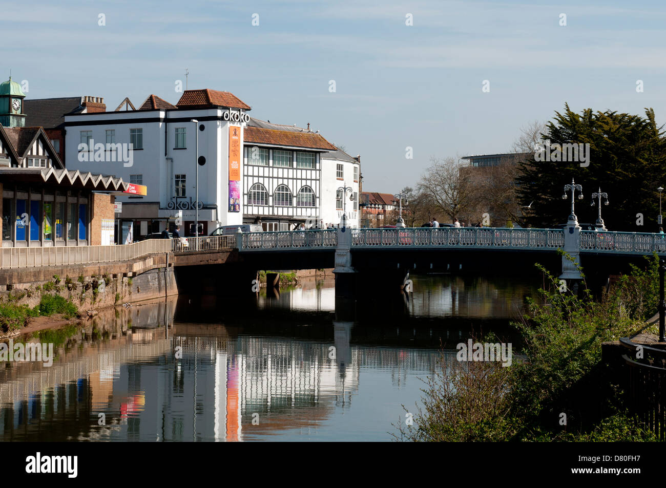 River Tone, Taunton, Somerset, England, UK Stock Photo - Alamy