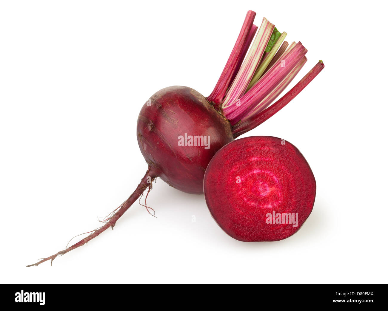 beetroot cut on white background Stock Photo - Alamy