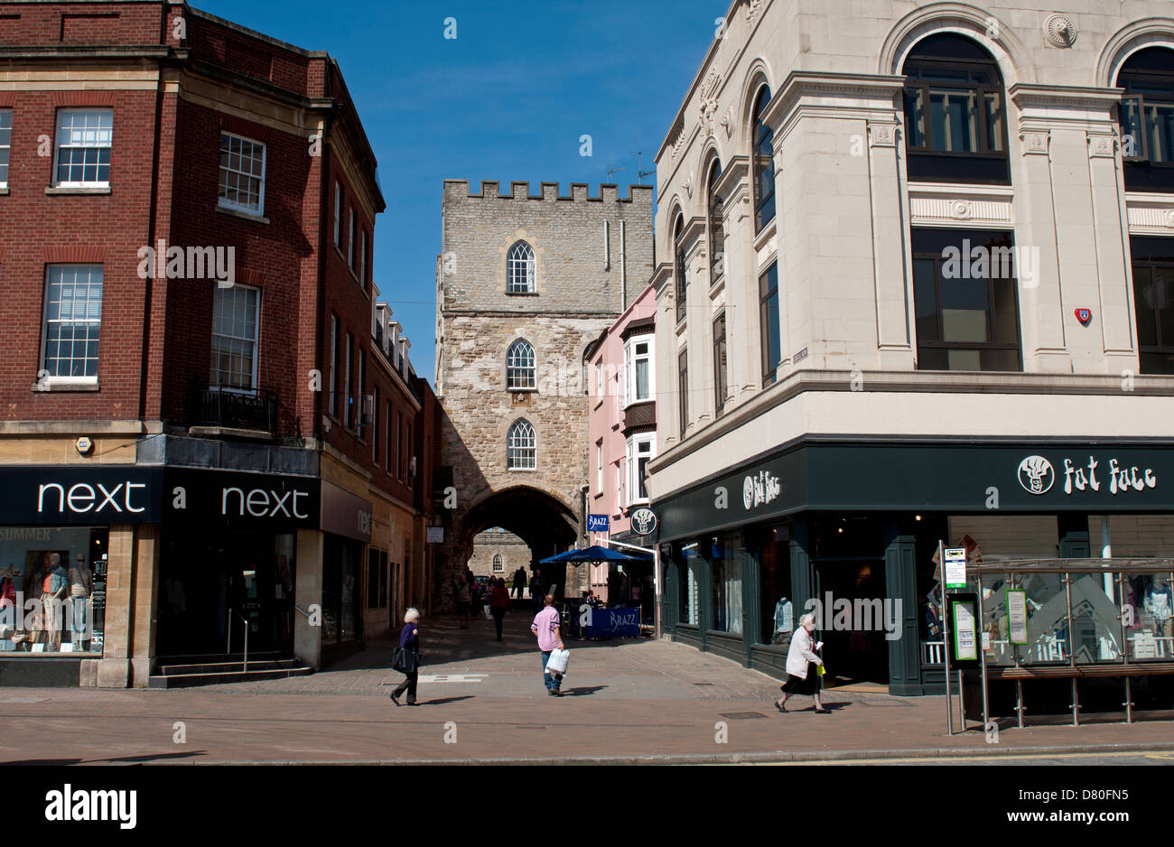 Castle Bow, Taunton, Somerset, England, UK Stock Photo - Alamy