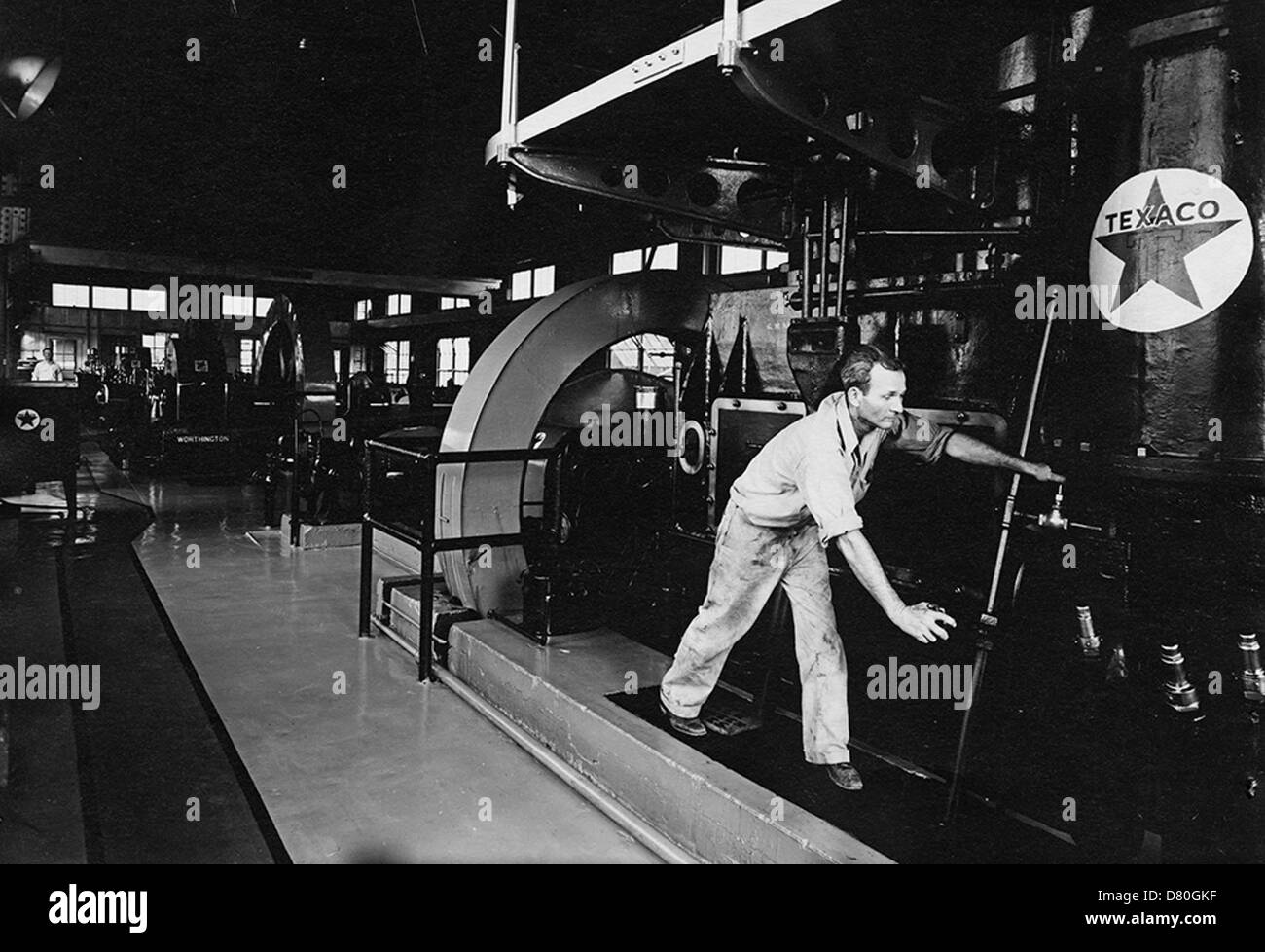 Texaco oil Black and White Stock Photos & Images - Alamy