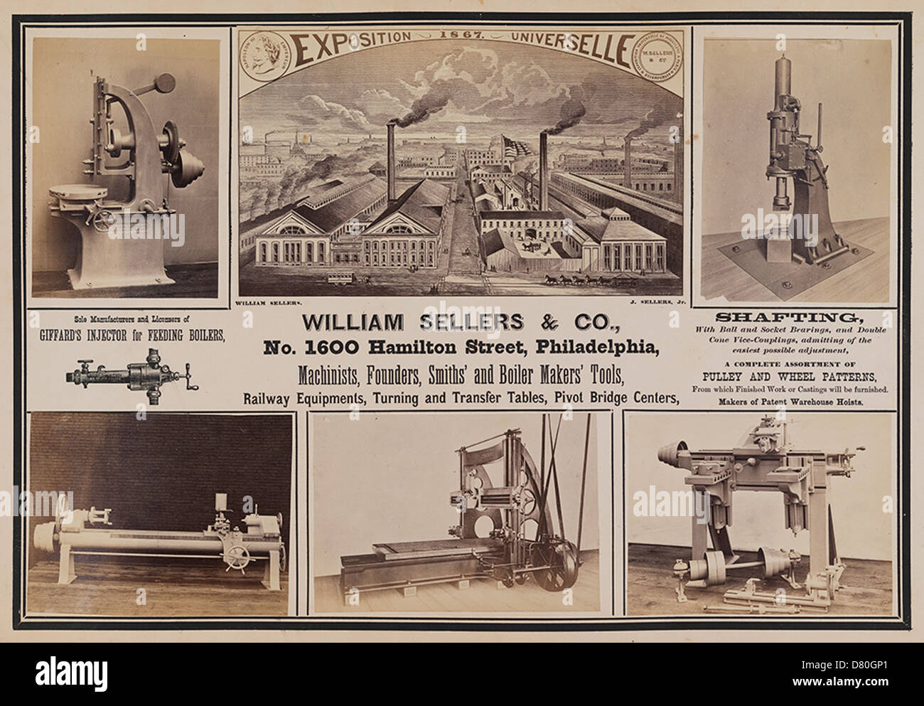 William Sellers & Co., No. 1600 Hamilton Street, Philadelphia Stock ...